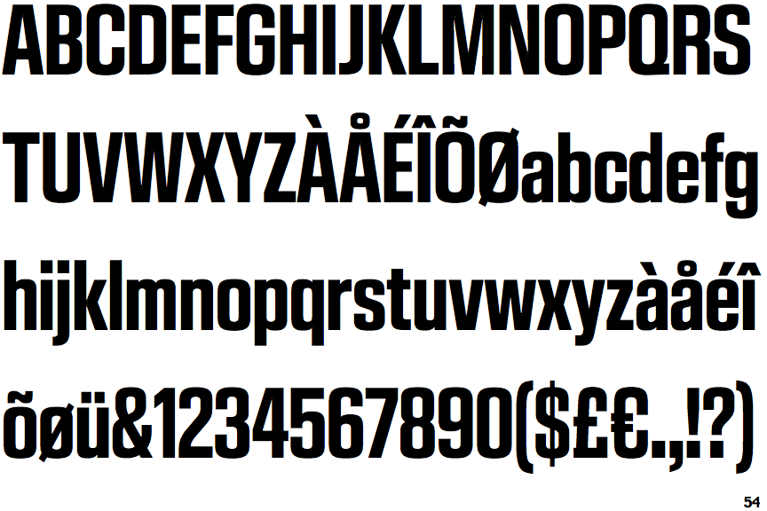 Identifont - EK Modena Bold Compressed