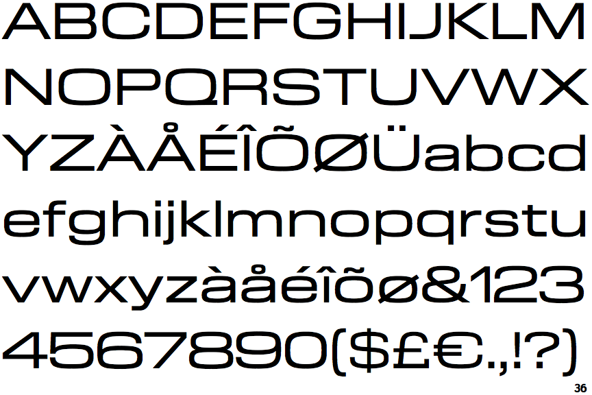 Identifont - EK Modena Expanded