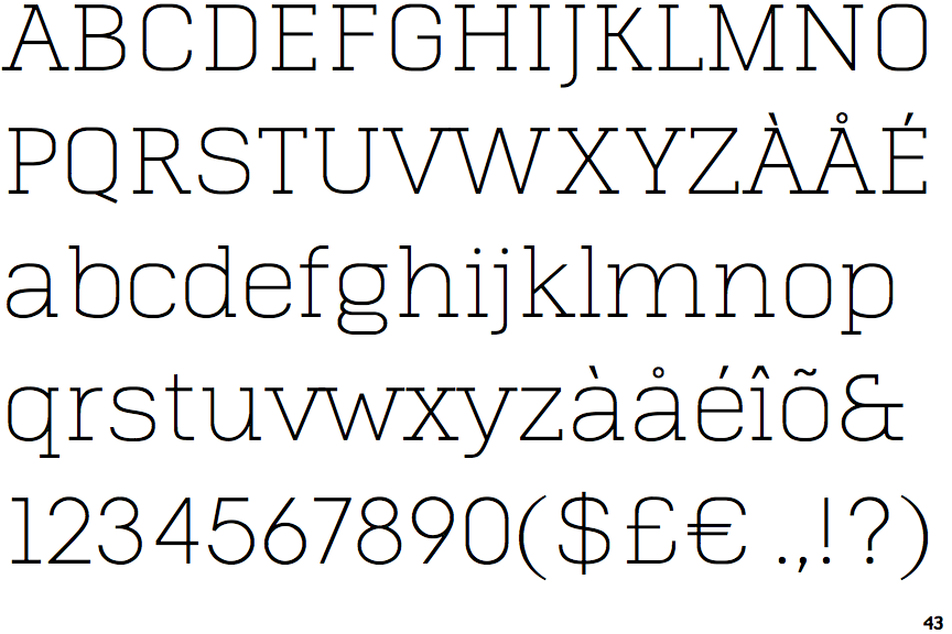 Identifont - Alacant Thin