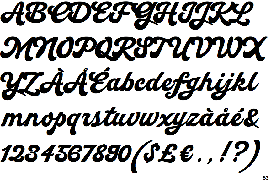 Identifont - Cattini Script