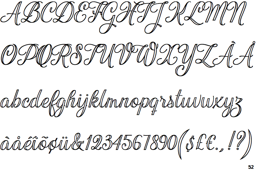Identifont - Jacine Script Inline