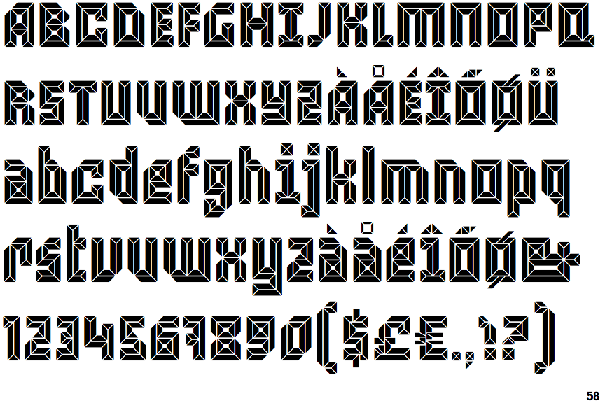 Identifont - FR Tabula Zero