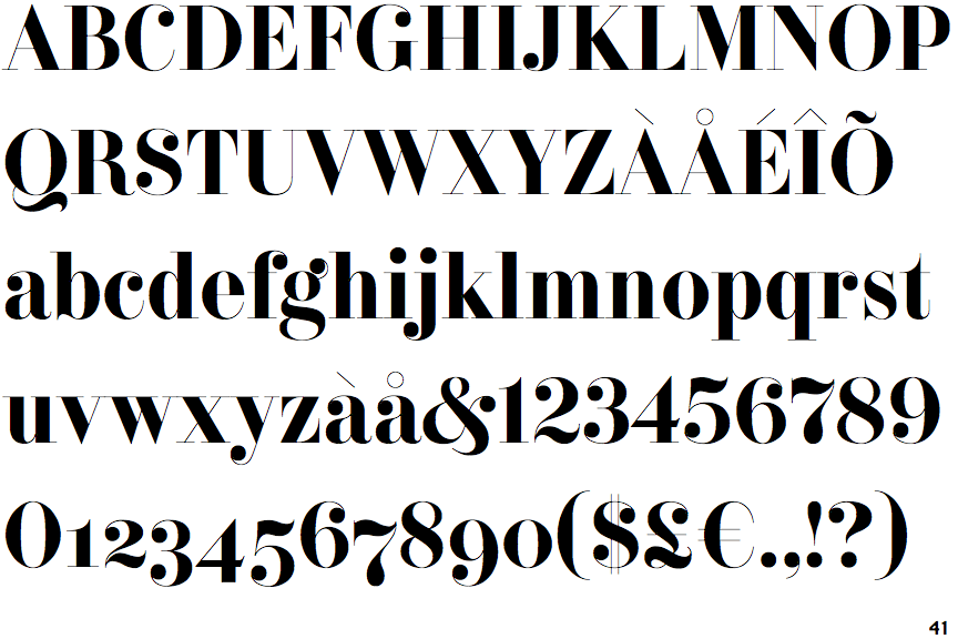 Identifont - F37 Bella