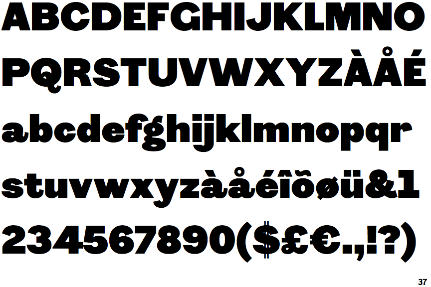 Identifont - F37 Britain Sans Black