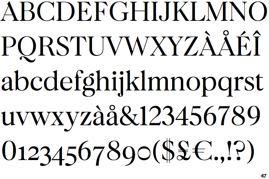 Identifont - F37 Caslon