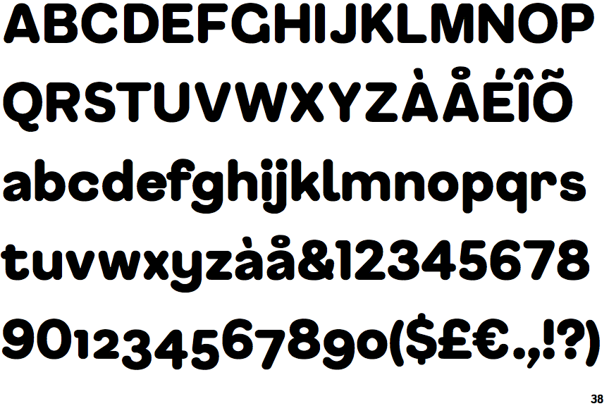 Identifont - F37 Gruffy Rounded Black
