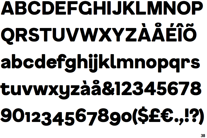 Identifont - F37 Gruffy Soft Black