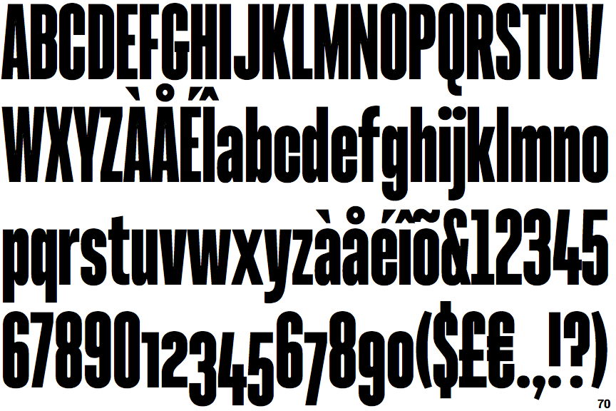 Identifont - F37 Judge Bold Compressed