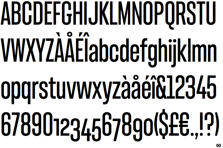 Identifont - F37 Judge Condensed