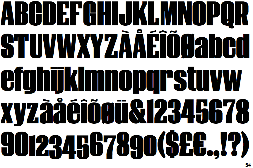 Identifont - F37 K9 Wedge Bold