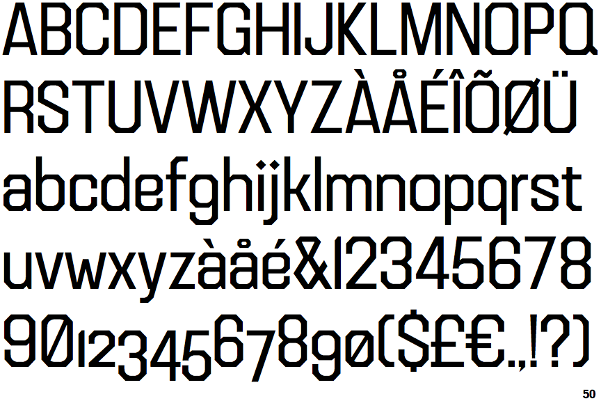 Identifont - F37 Stout