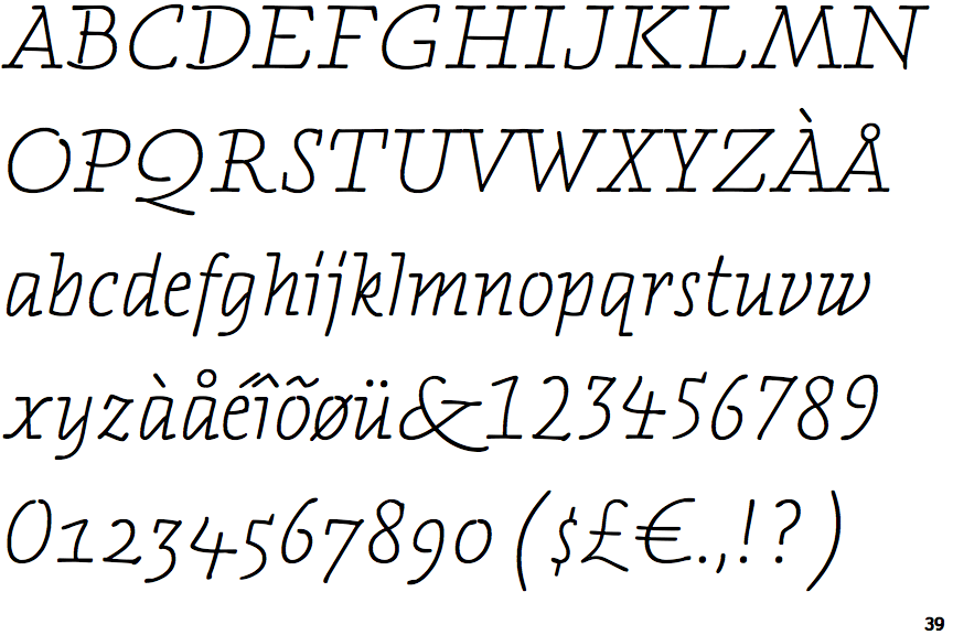 Identifont - Apostil Light