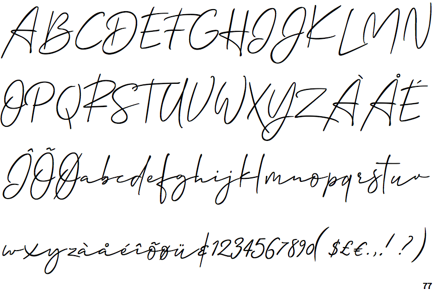 Identifont - Allison Script