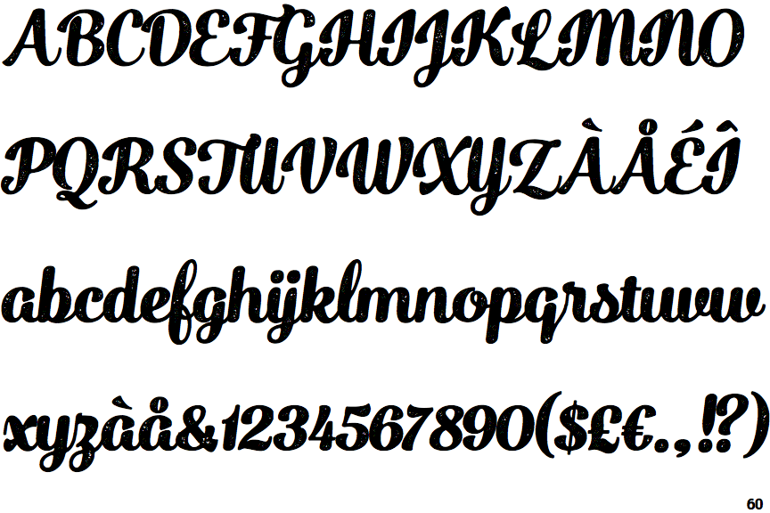 Identifont - Catsy Printed Black