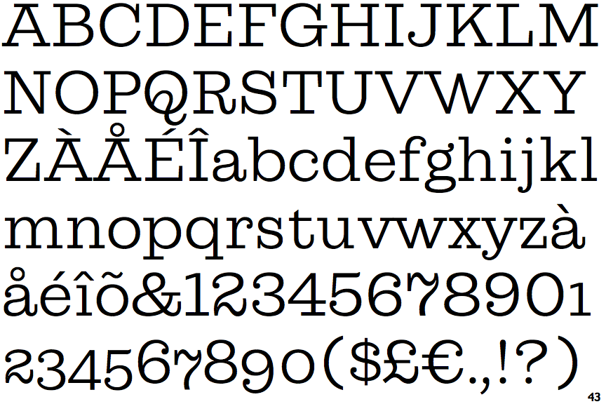 Identifont - Lagom Light