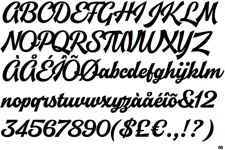 Identifont - Leftfield Brush