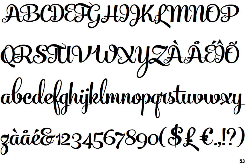 Identifont - Mercury Script Bold