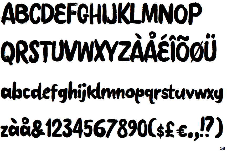 Identifont - Poster Brush