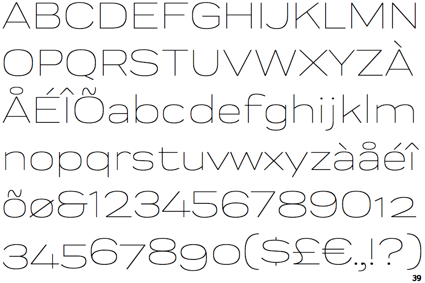 Identifont - Praktika Extra Light Extended