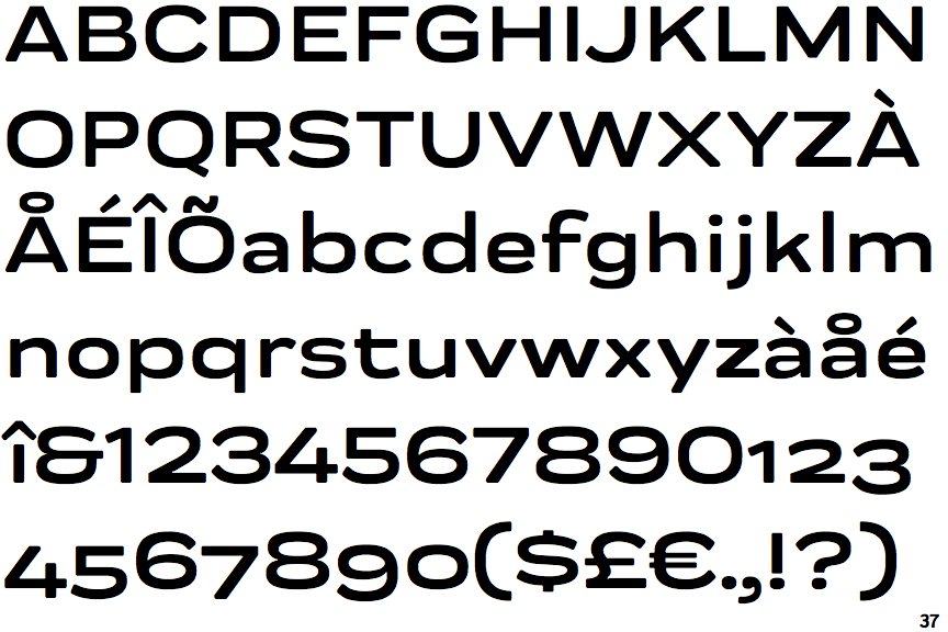 Identifont - Praktika Round Bold Extended