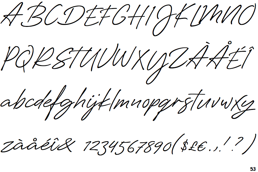 Identifont - Silverline Script