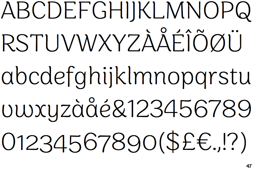 Identifont - Sirenia Thin