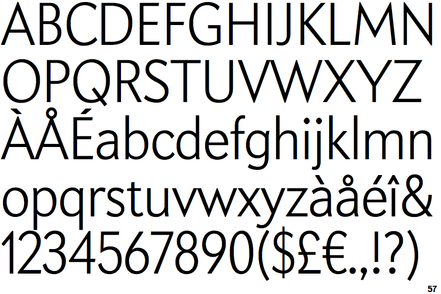 Identifont - Apres Narrow Thin