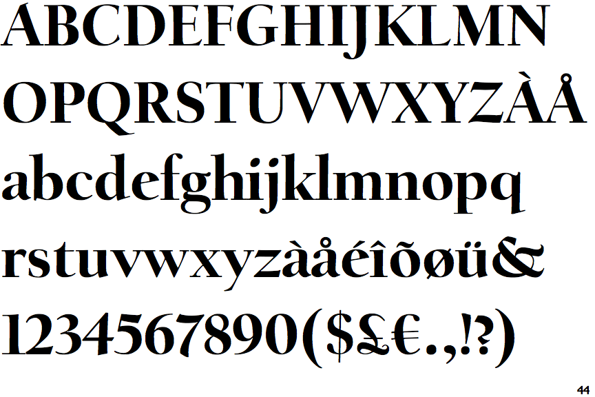 Identifont - Californian FB Display Black