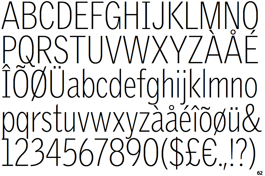 Identifont - Griffith Gothic Condensed Thin