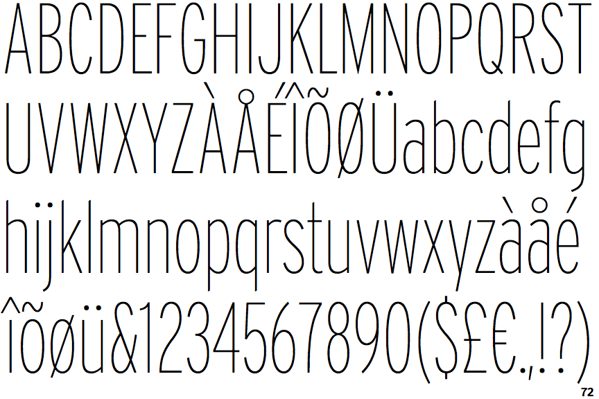 Identifont - Interstate Thin Compressed