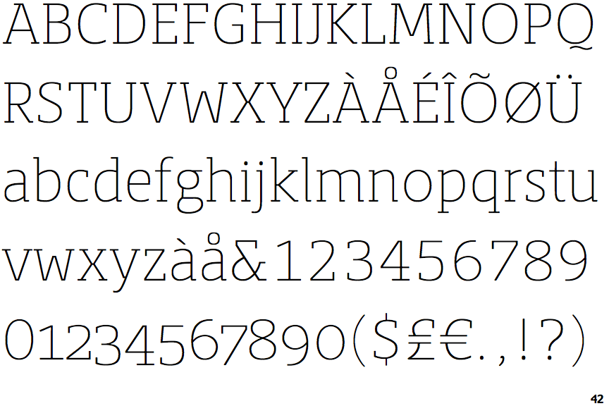 Identifont - Whiteblack Extra Light