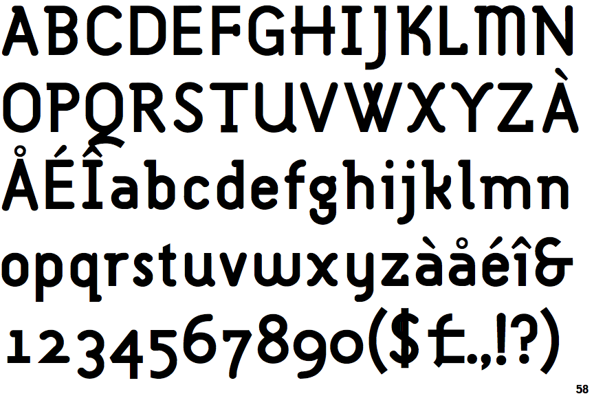 Identifont - Armature