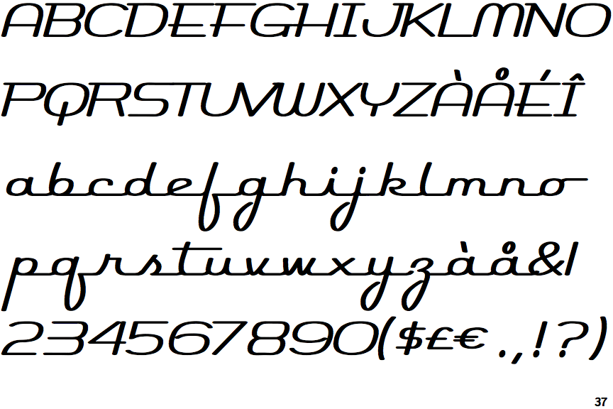 Identifont - Rocket Script