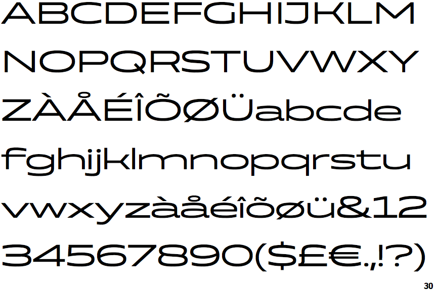Identifont - Muller Next Expanded