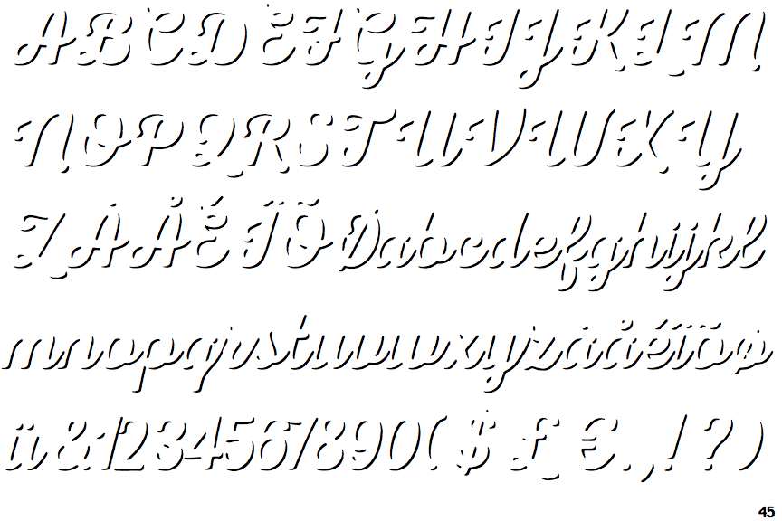 Identifont - Nexa Rust Script Shadow