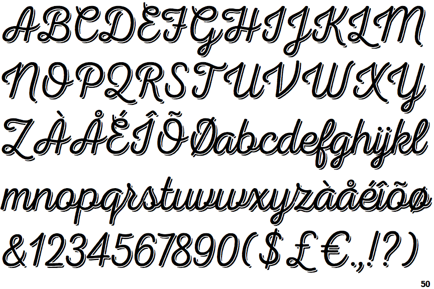 Identifont - Nexa Rust Script Thin Shadow 00