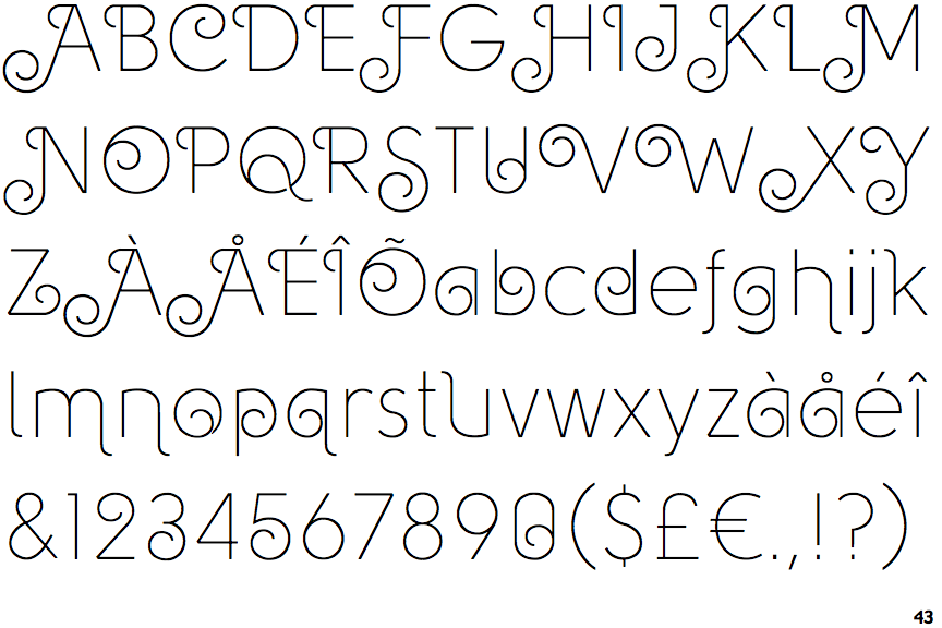 Identifont - Solomon Thin Deco