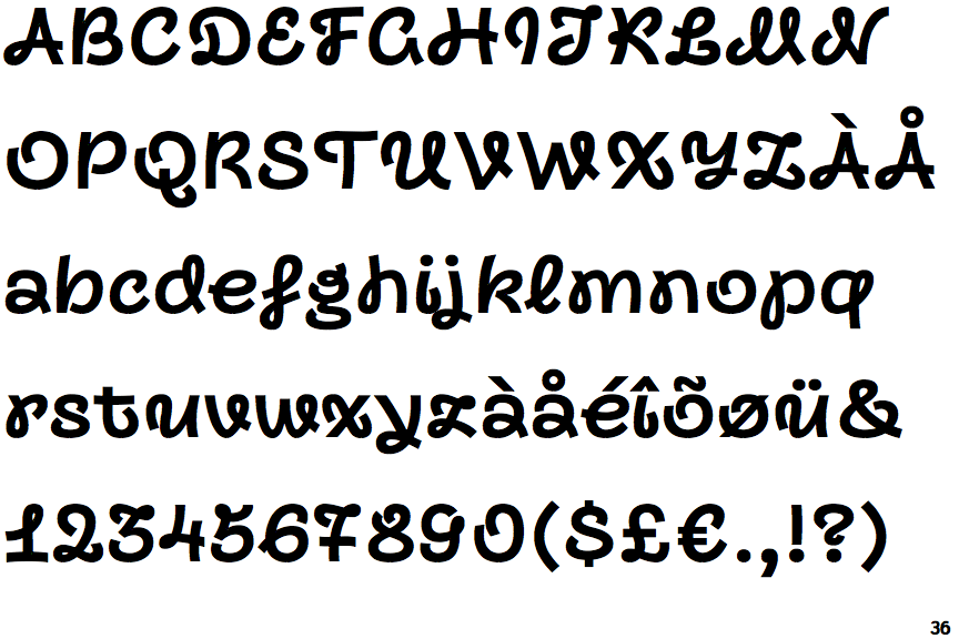 Identifont - Transforma Script Semi Bold