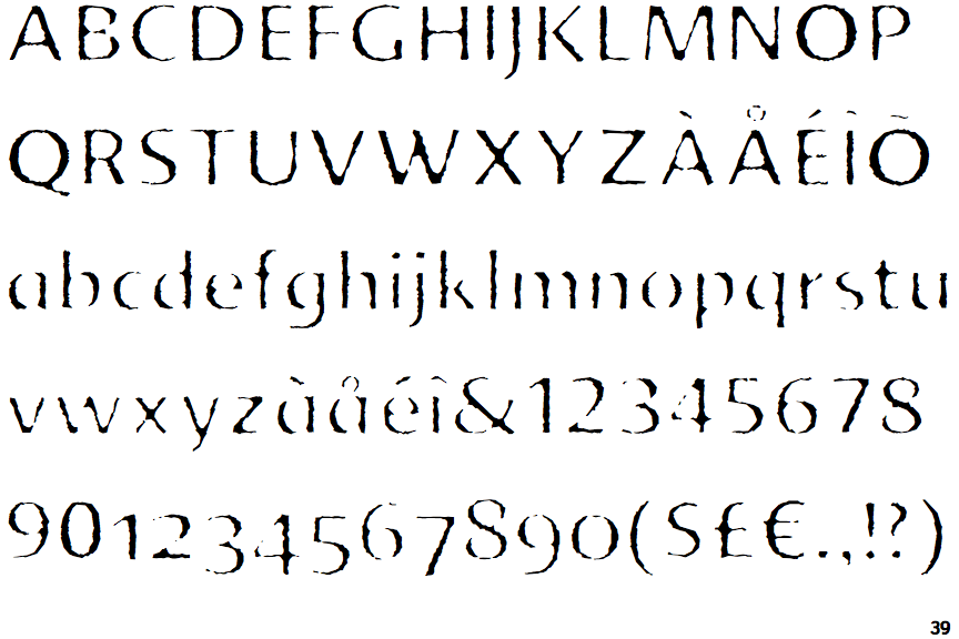 Identifont - FF Advert Rough One