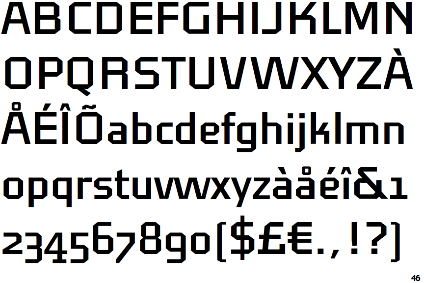 Identifont - FF Aircraft