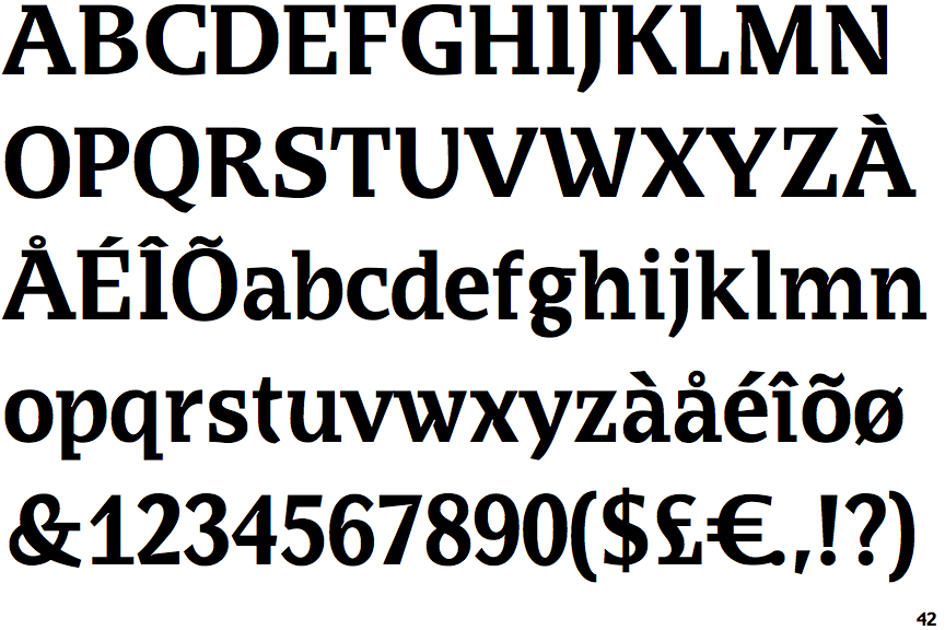 Identifont - FF Bradlo Slab Bold