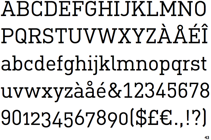 Identifont - FF DIN Slab