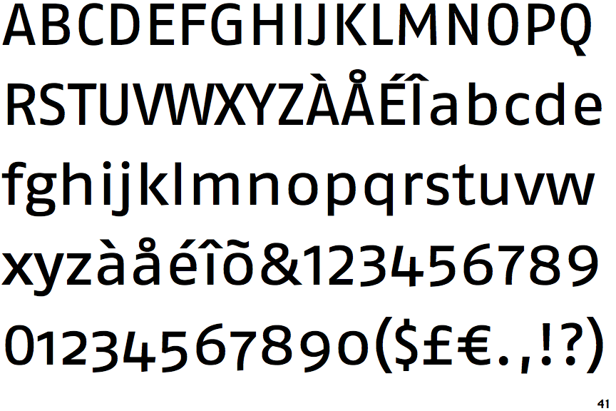 Identifont - FF Fago Extended