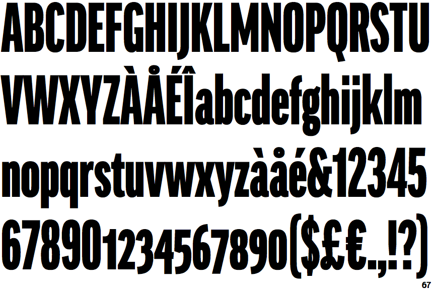 Identifont - FF Good Compressed Ultra