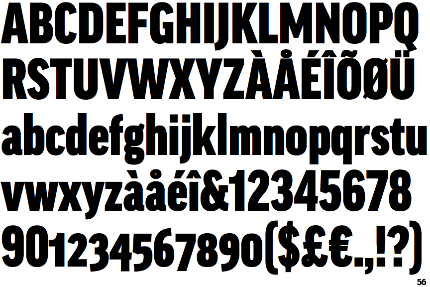 Identifont - FF Good Condensed Ultra