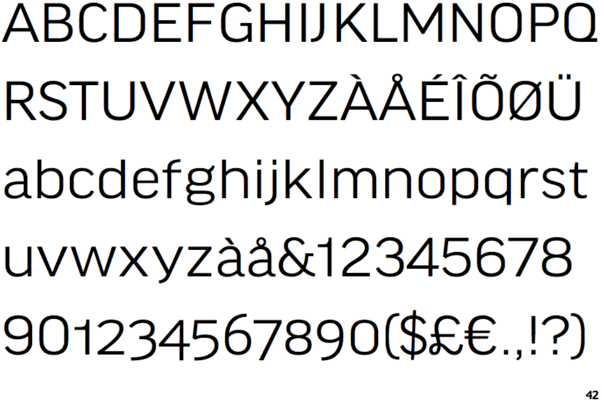 Identifont - FF Good Headline Wide Light