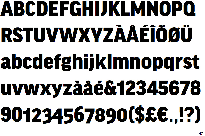 Identifont - FF Good Headline Black