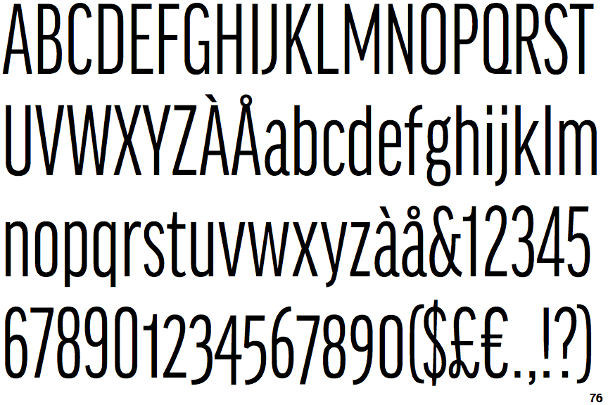 Identifont - FF Good Headline Compressed