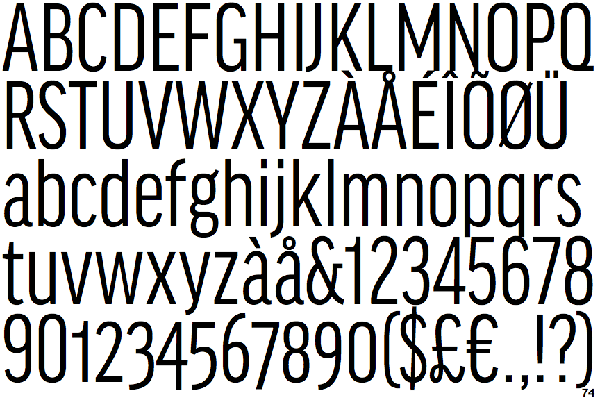 Identifont - FF Good Headline Extra Condensed