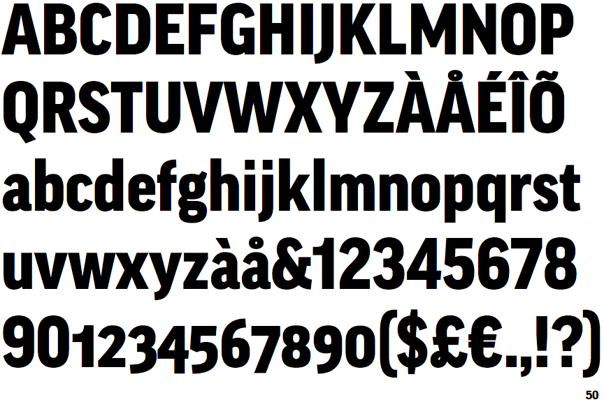 Identifont - FF Good Narrow Black